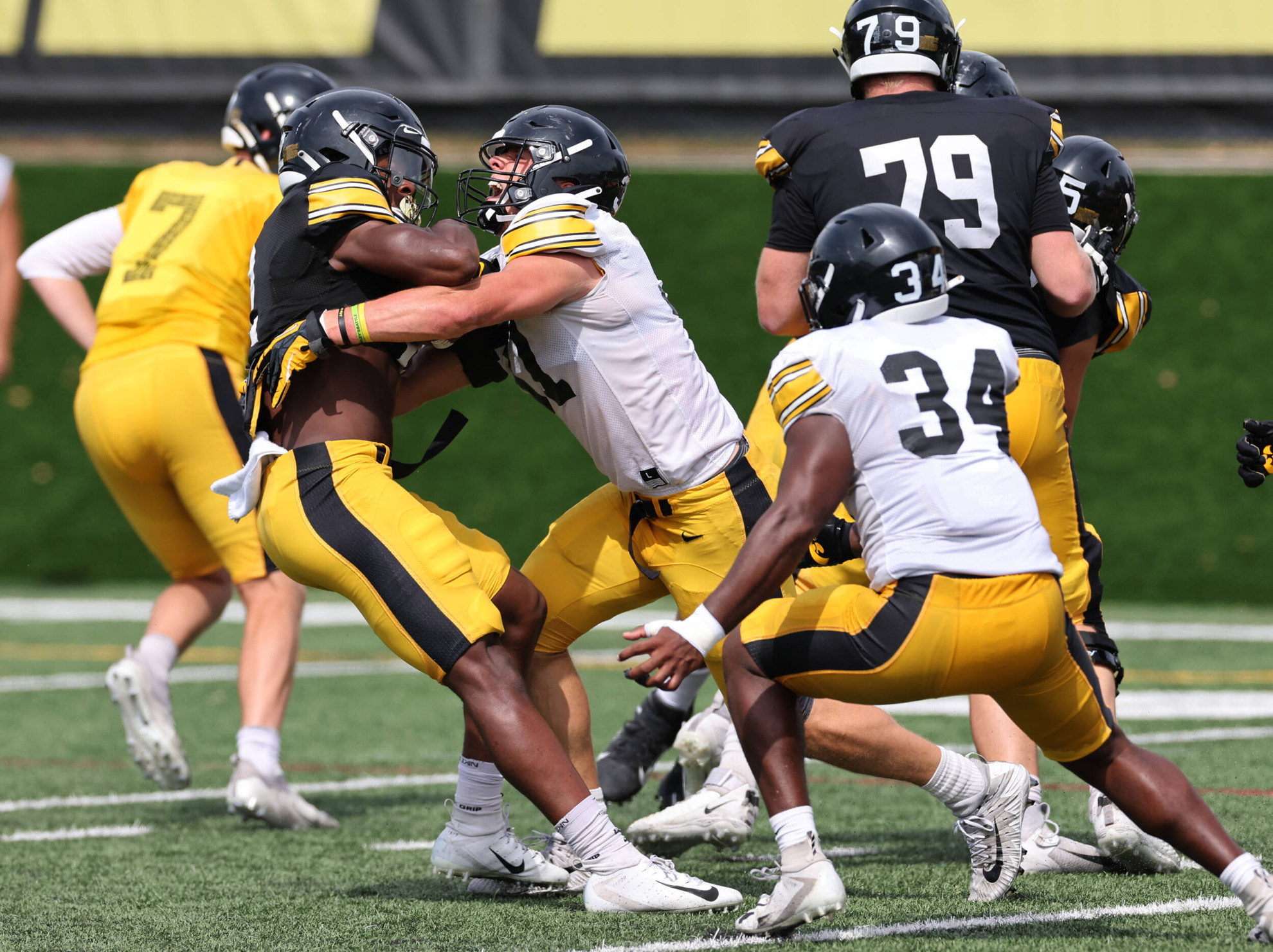 Photos: Iowa Football Fall Camp Practice No. 11 - Iowa Hawkeyes ...