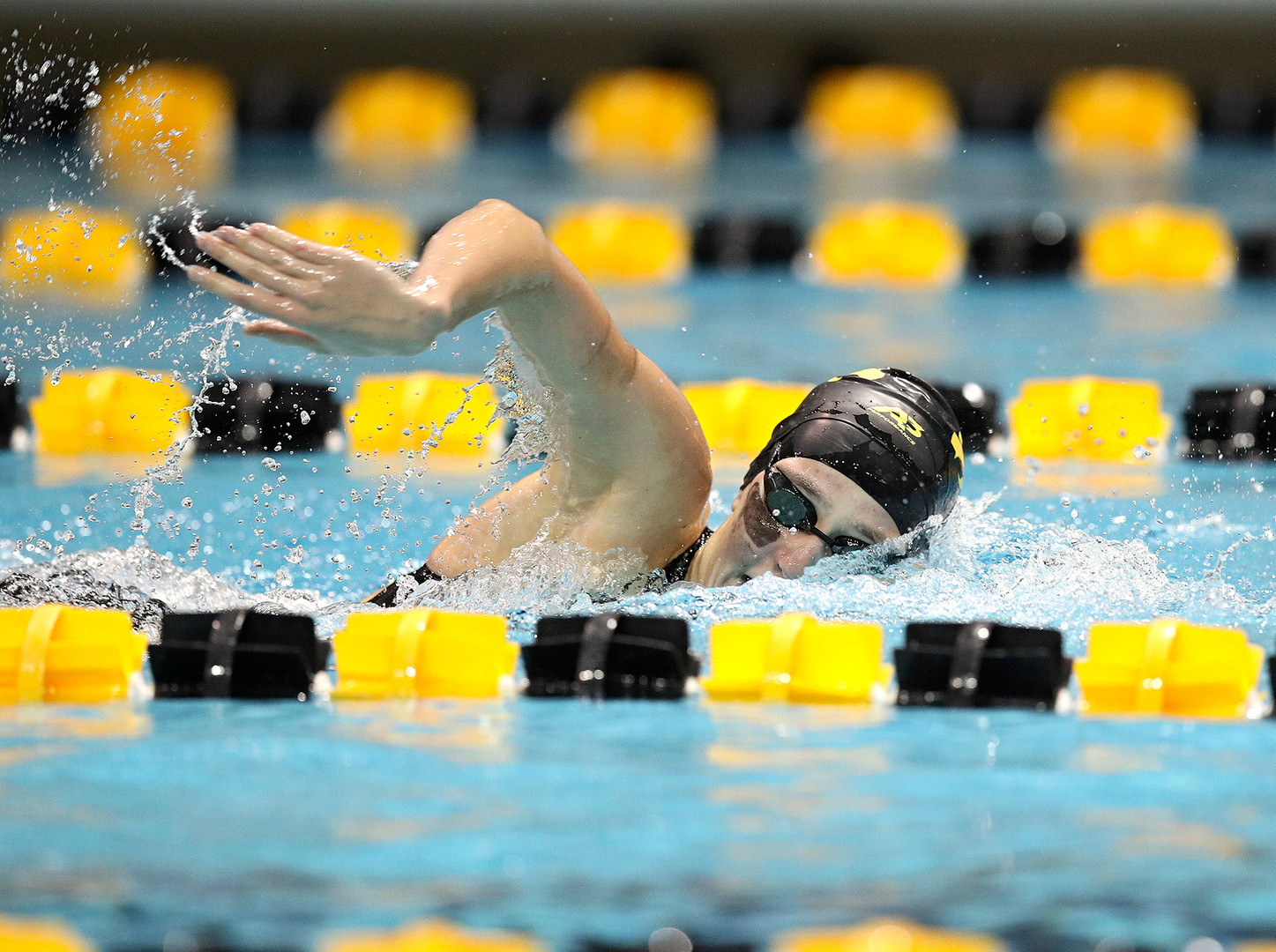 Hawkeyes Swim Top-10 Times on Day 1 of B1Gs – University of Iowa Athletics