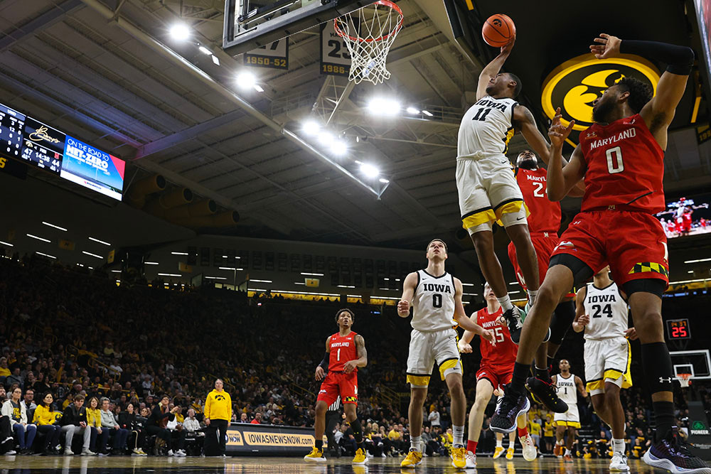 Photos: Iowa Men’s Basketball vs Maryland - Iowa Hawkeyes Athletics ...