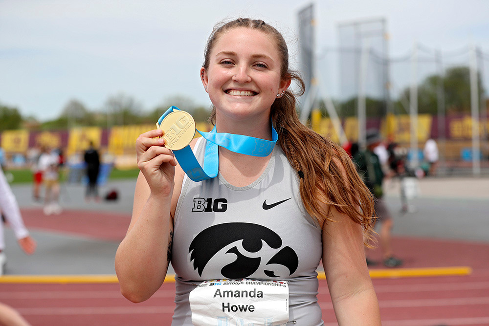 Howe Wins B1G Title On Day 1 of Championships - Iowa Hawkeyes Athletics ...