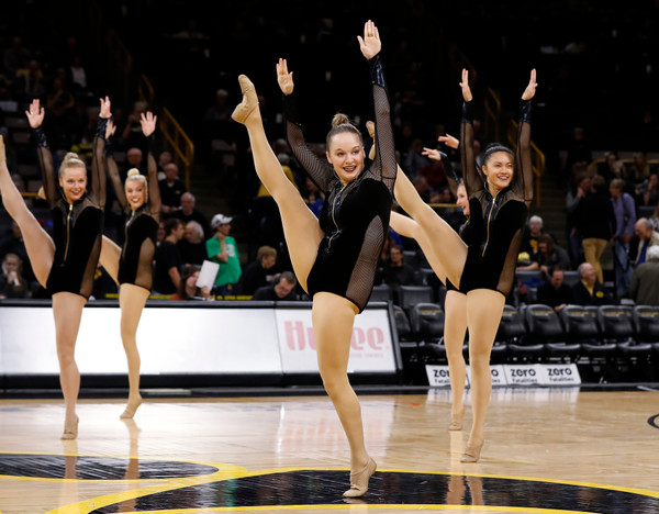 Iowa Dance Team Performs at Halftime – University of Iowa Athletics
