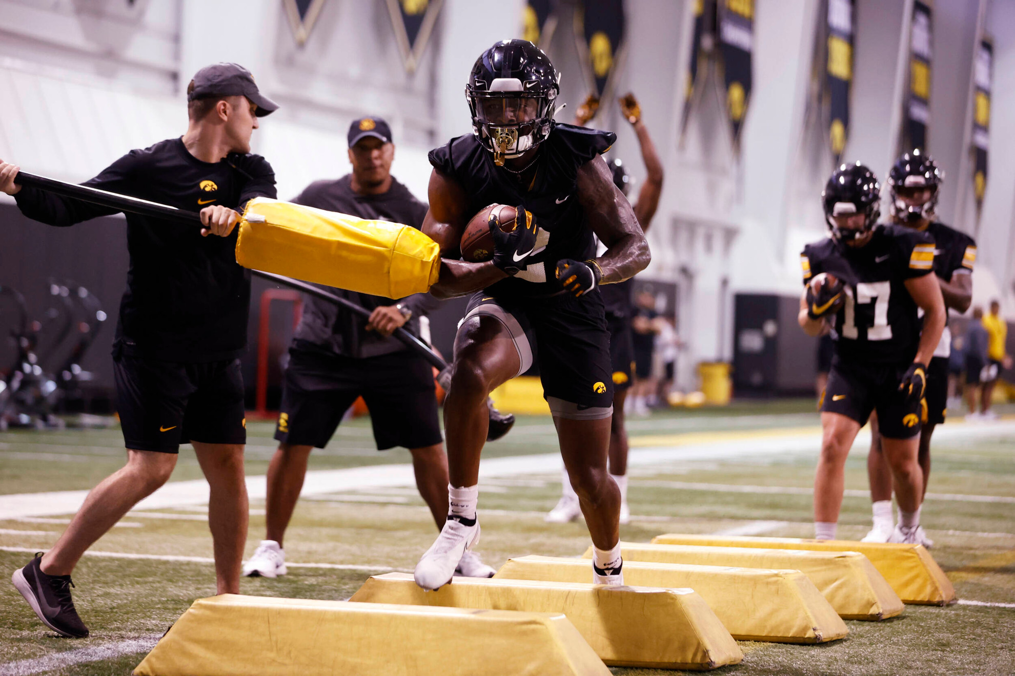 Photos: Iowa Football Fall Camp Practice No. 1 - Iowa Hawkeyes ...