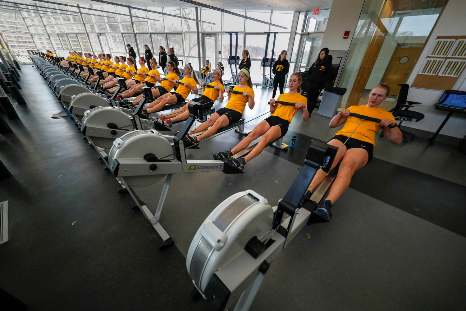 P. Sue Beckwith, MD Boathouse Tour – University of Iowa Athletics