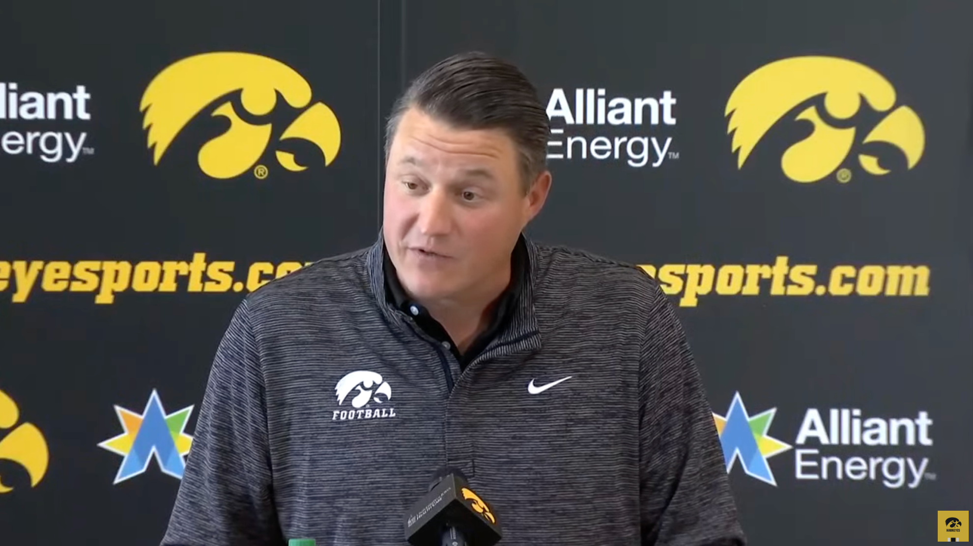 Football Coordinators Press Conference - Iowa Hawkeyes Athletics ...