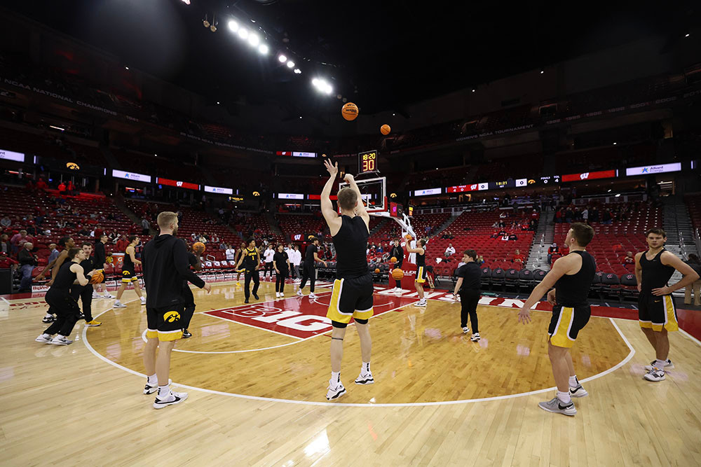 Photos: Iowa Men’s Basketball at Wisconsin – University of Iowa Athletics