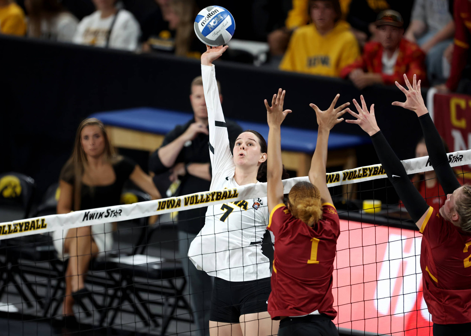 Photos: Iowa Volleyball vs Iowa State 09/06/2023 – University of Iowa ...