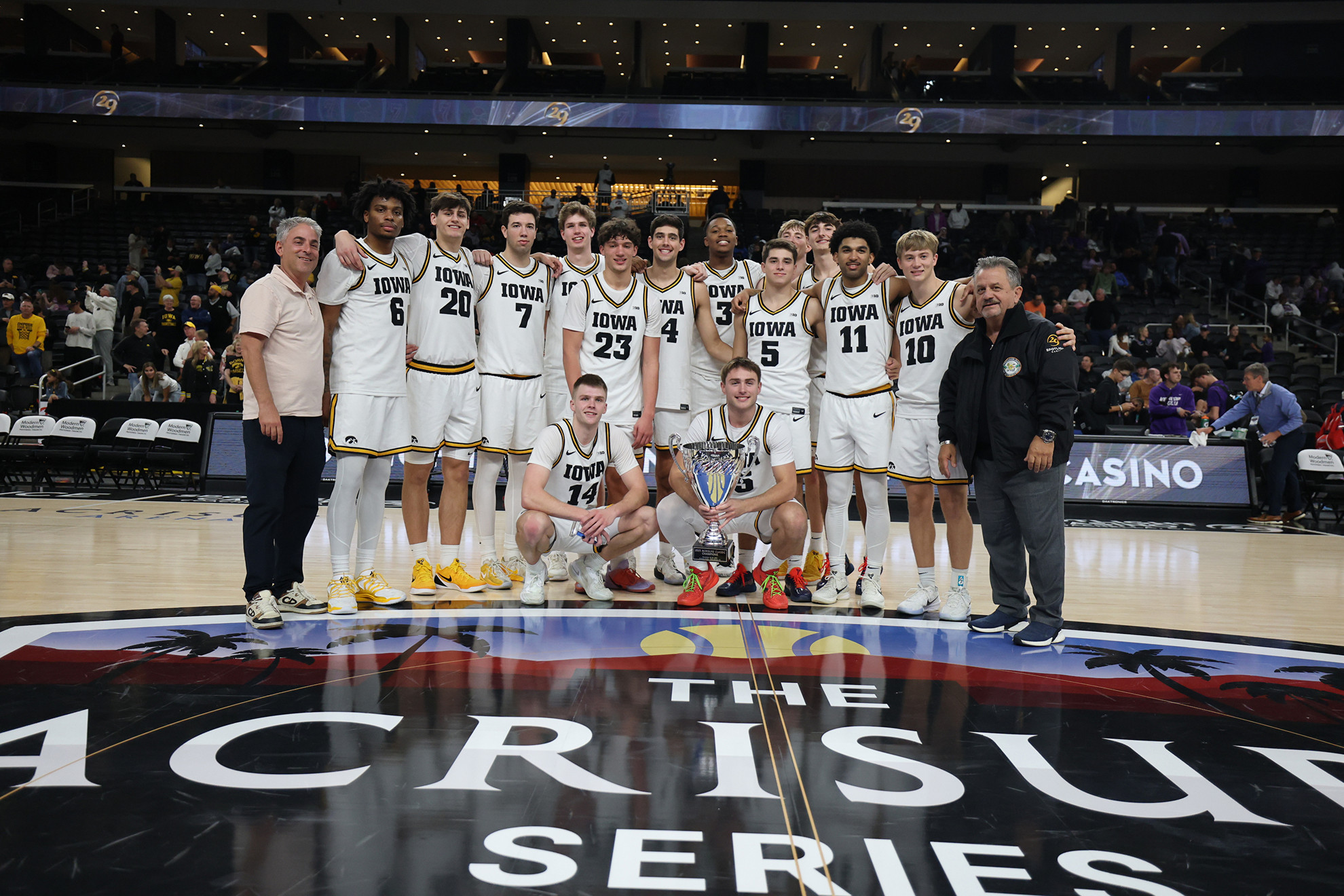 Hawkeyes Defeat Grand Canyon, 59-46, Win Acrisure Classic - Iowa ...