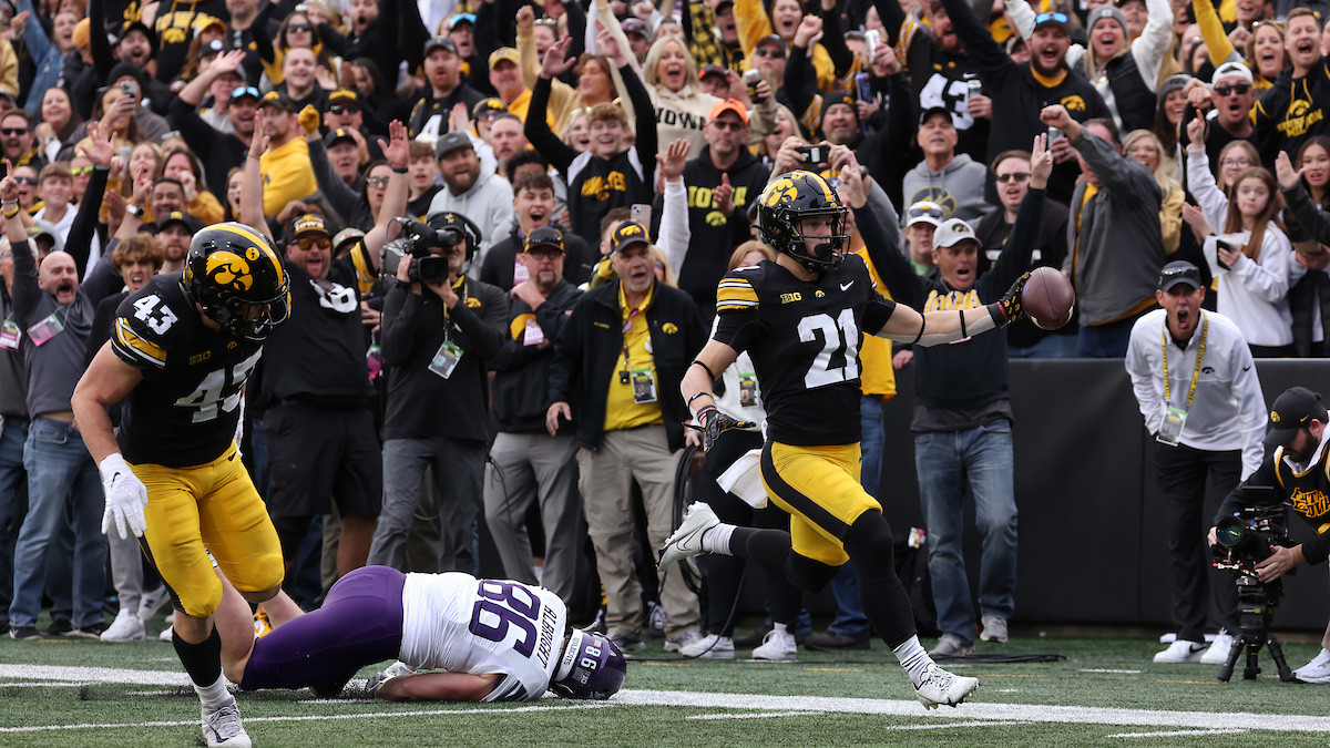 Wetjen Named B1G Special Teams Player of the Week - Iowa Hawkeyes ...