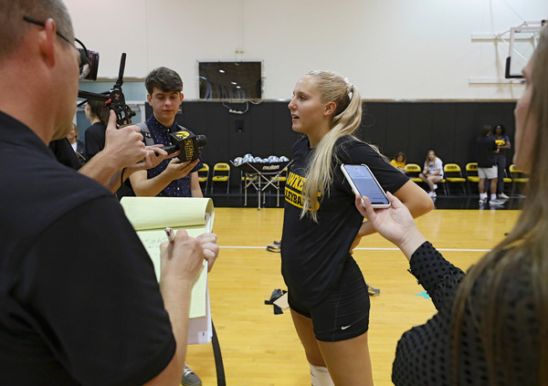Photos: Iowa Volleyball Media Day 08/19/2021 – University of Iowa Athletics