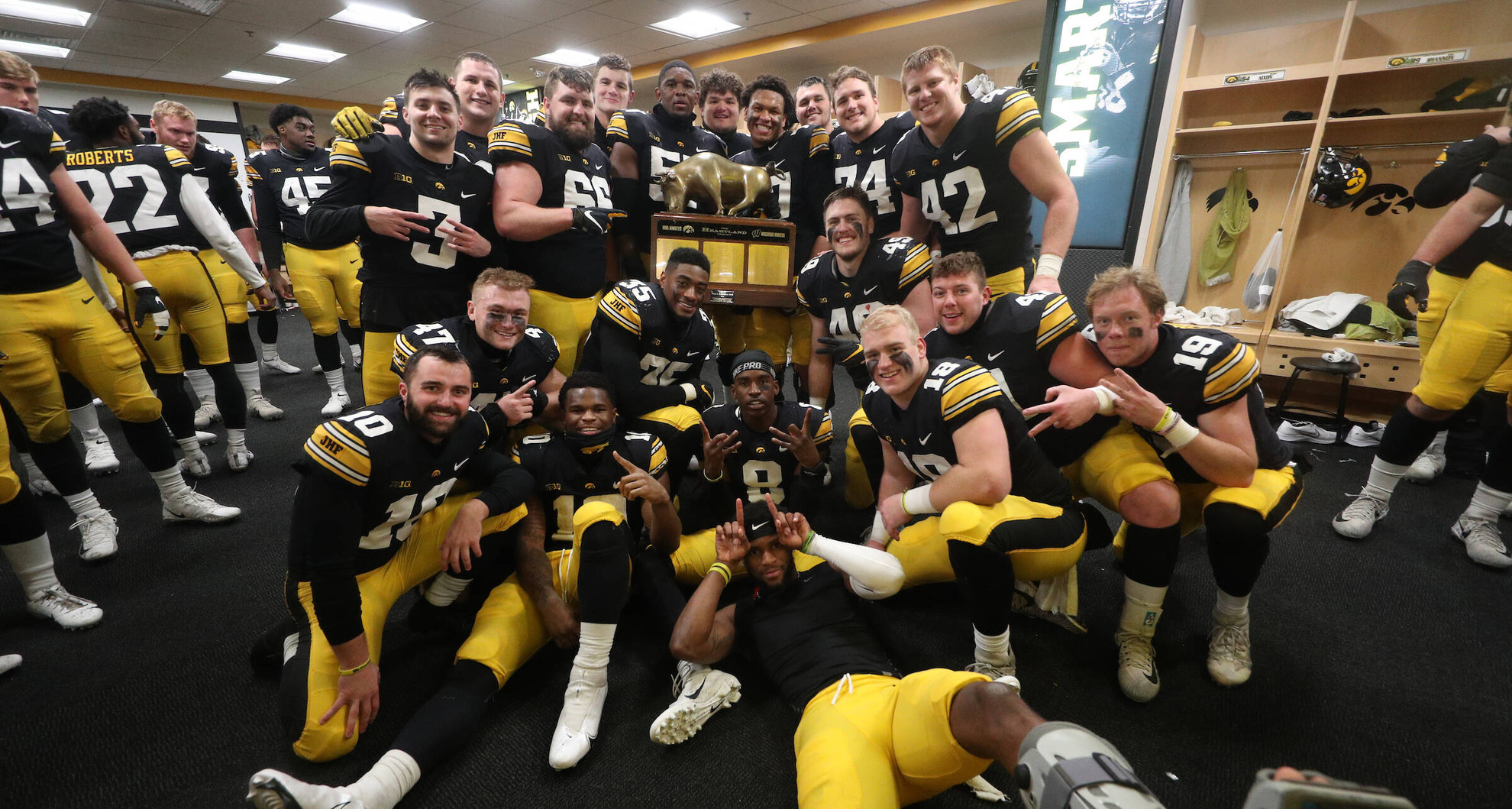 No. 16 Iowa Takes Back Heartland Trophy - Iowa Hawkeyes Athletics ...