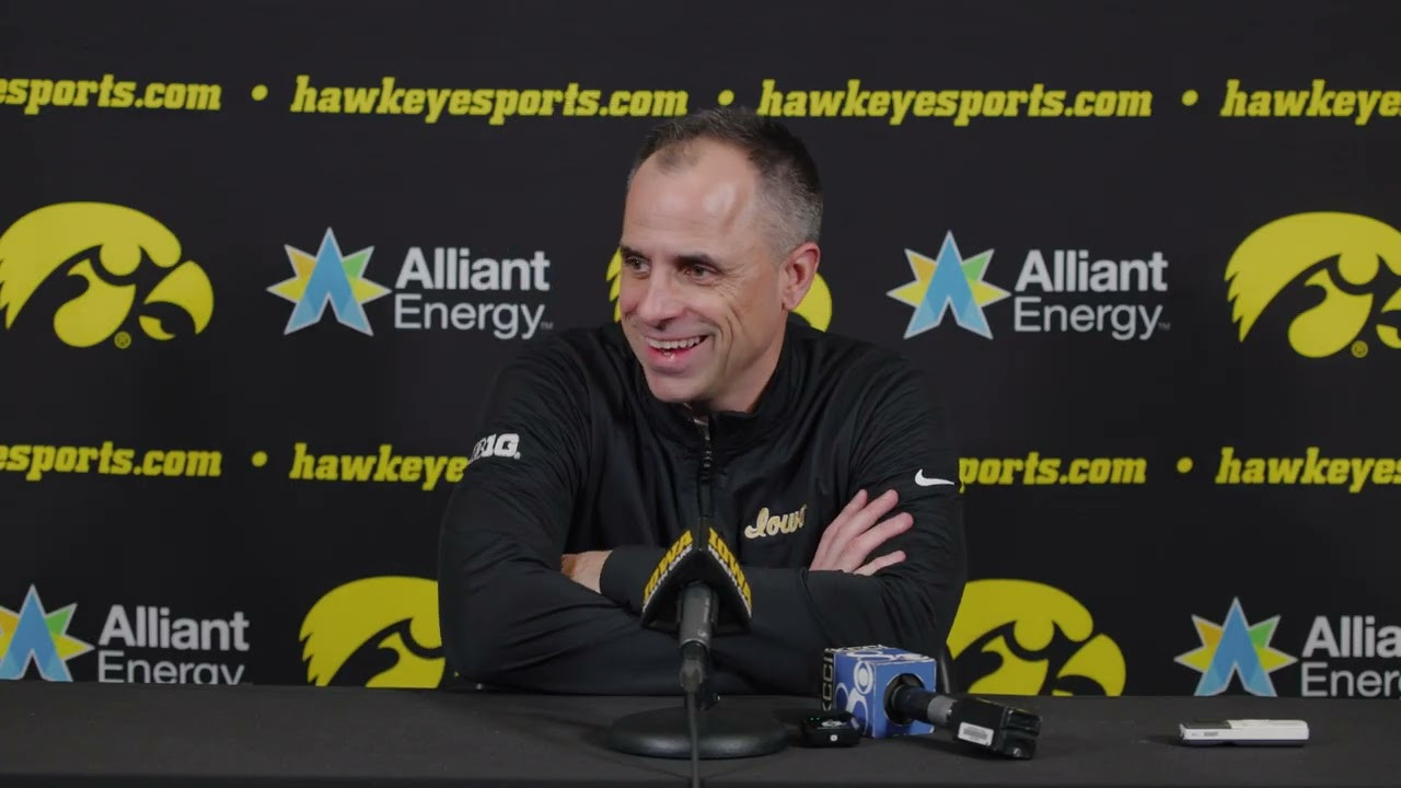 Iowa Men's Basketball Postgame Press Conference - USC - Iowa Hawkeyes ...