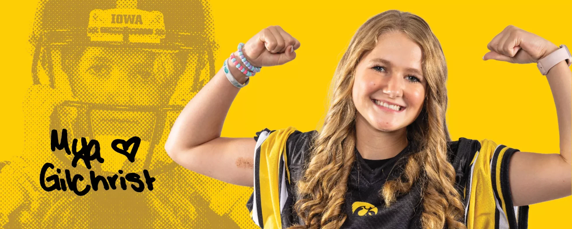 Kid Captain: Mya Gilchrist - Iowa Hawkeyes Athletics - Official ...