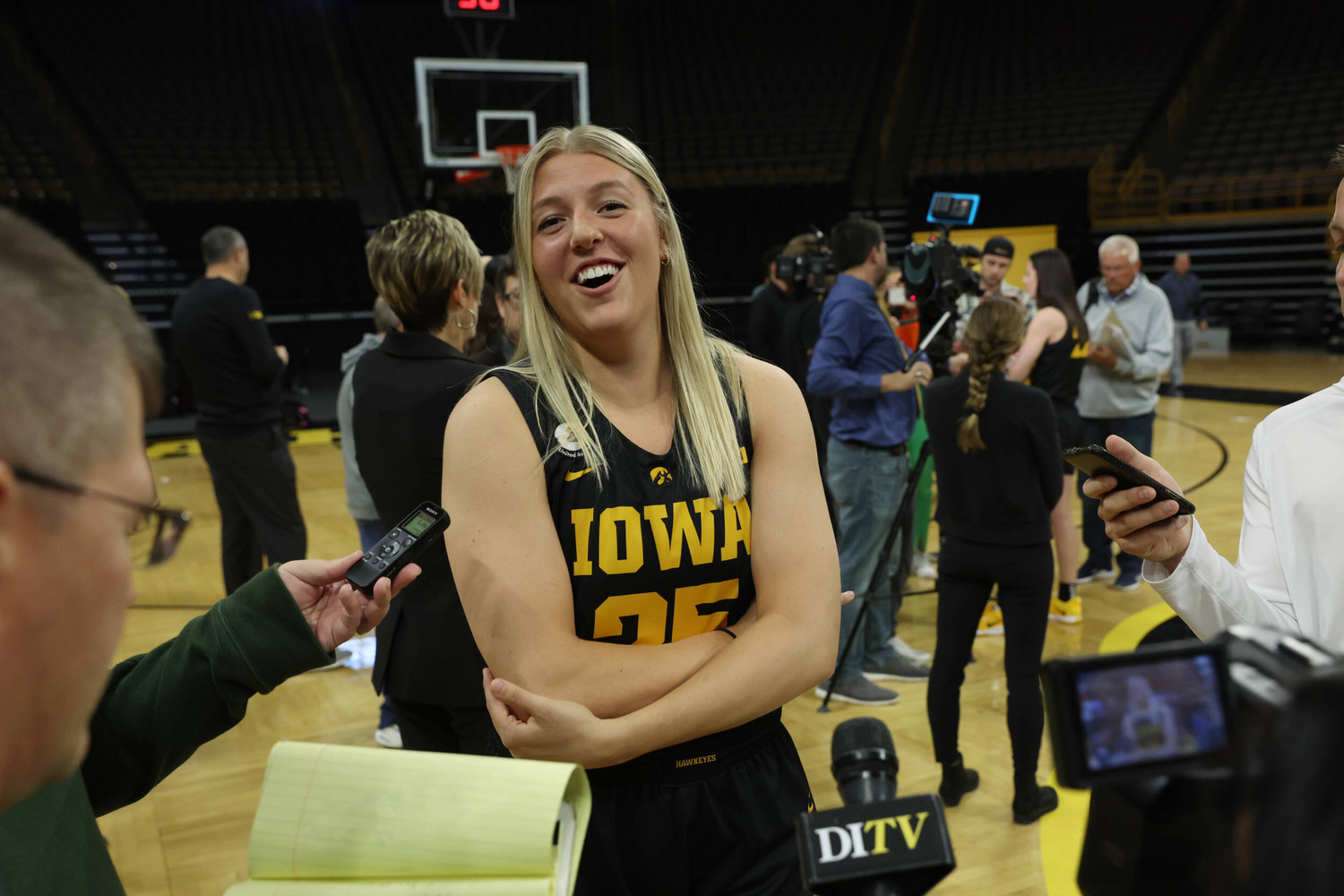 Photos: Iowa Women’s Basketball Media Day 10/20/2022 – University of ...