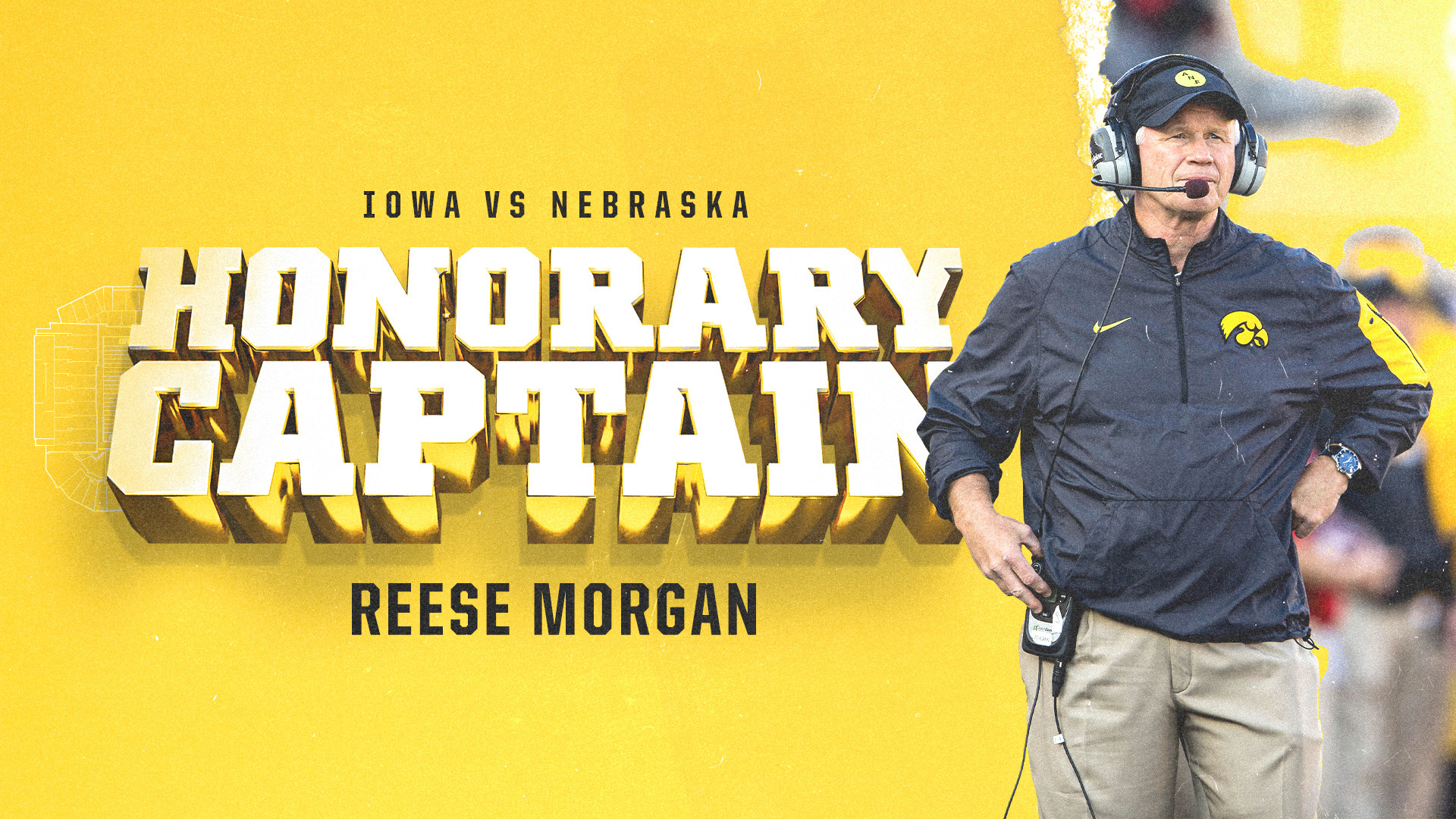 Reese Morgan to Serve as Honorary Captain – University of Iowa Athletics