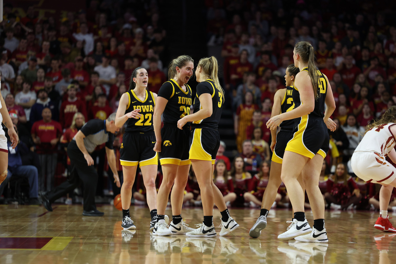 No. 4 Iowa Holds on at Iowa State, Claims State Title – University of ...