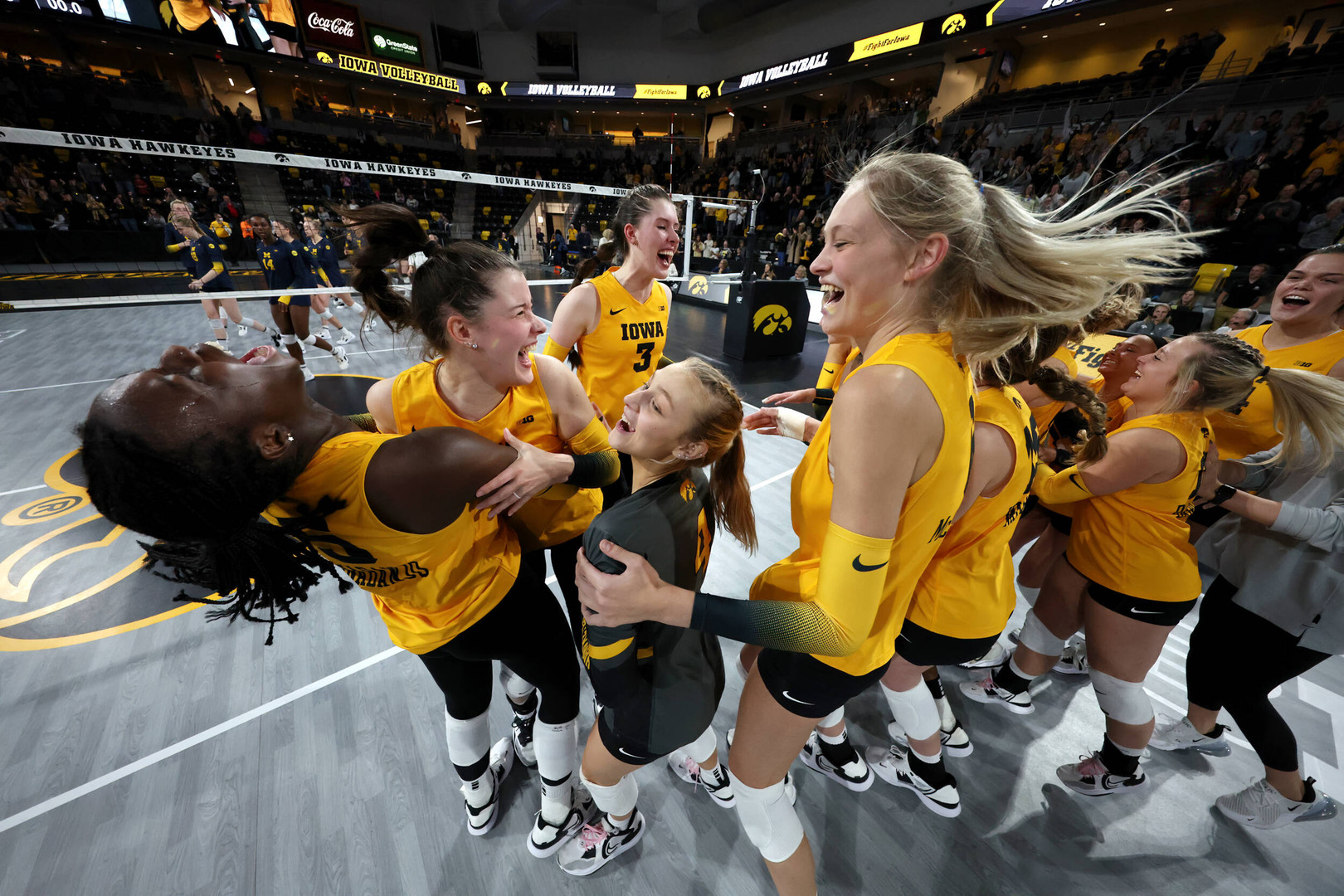 Hawkeyes Battle Back in 5 – University of Iowa Athletics
