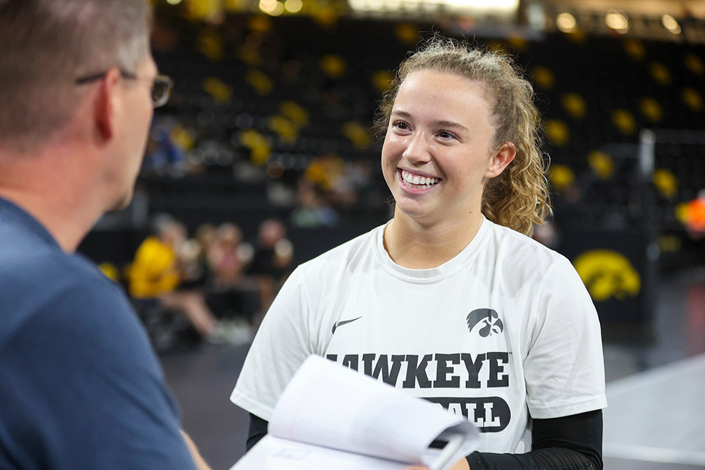 Photos: Iowa Volleyball Media Day, Black and Gold Scrimmage and Youth ...