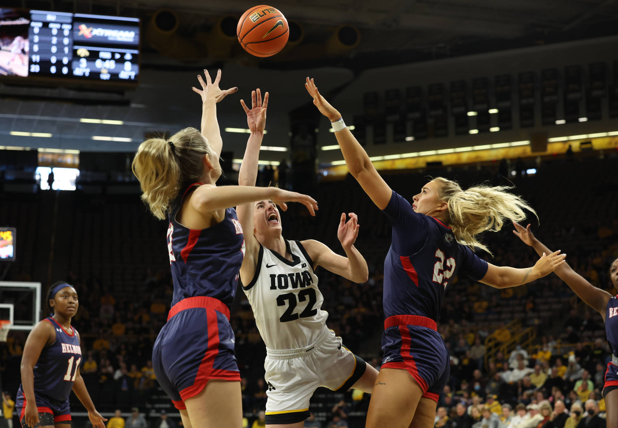 Photos: Iowa Women’s Basketball vs Belmont 11/20/2022 - Iowa Hawkeyes ...