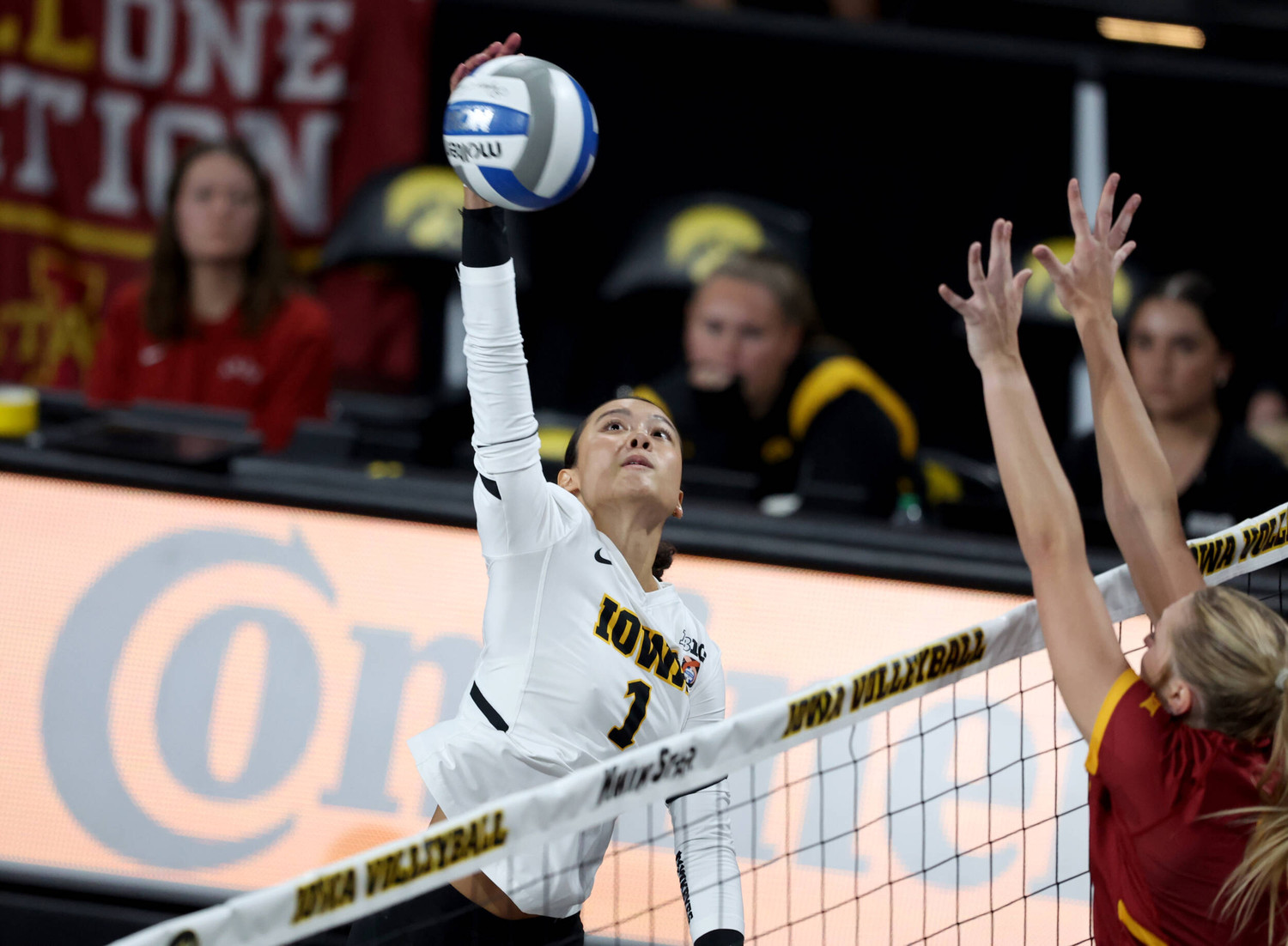 Photos: Iowa Volleyball vs Iowa State 09/06/2023 – University of Iowa ...
