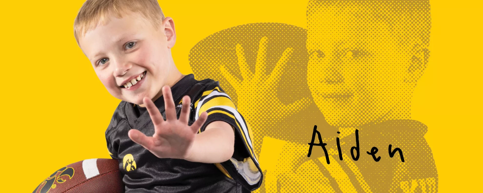 Kid Captain: Aiden Washburn - Iowa Hawkeyes Athletics - Official ...