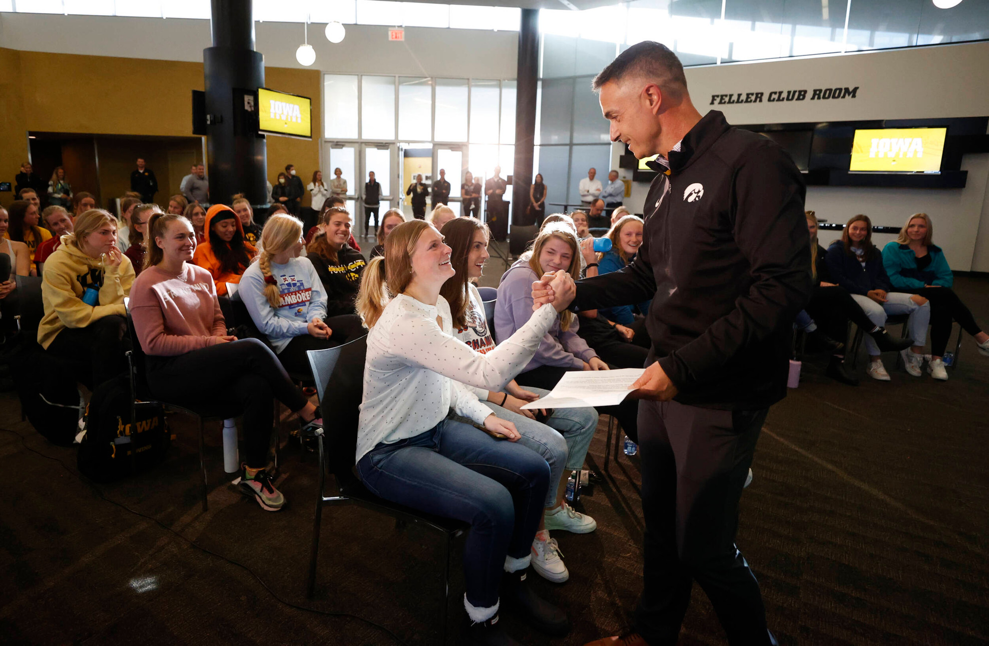 PHOTOS: Head Rowing Coach Jeff Garbutt Introduction - Iowa Hawkeyes ...