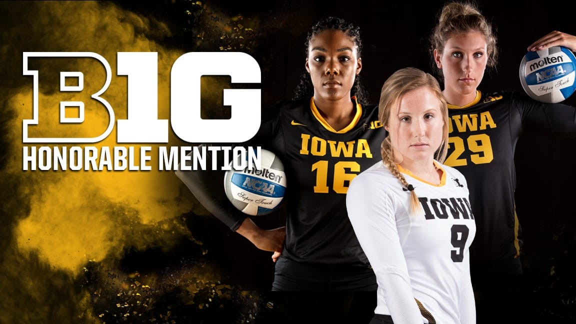 Janota, Olsen, and Louis Receive Big Ten Honors – University of Iowa ...